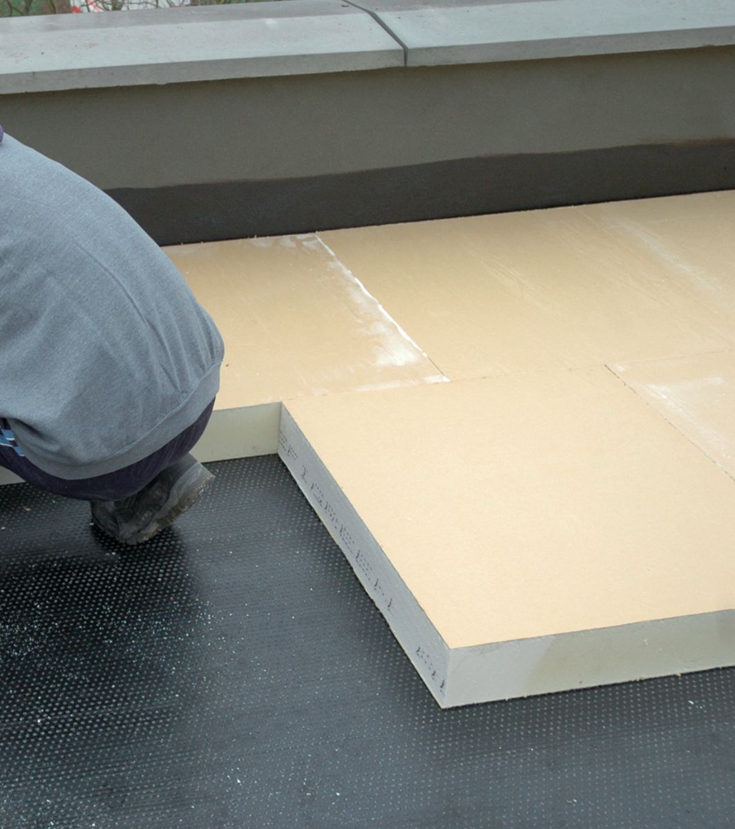 SOPREMA - Panneau Efigreen DUO+ 600x600mm épaisseur 100mm R=4,55 m².k/w ACERMI N12/006/761 | Dispano