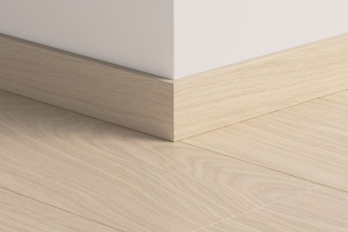 QUICK STEP - Plinthe Quick-Step LVT Bloom Chêne polaire pur 12 x 58 x ...