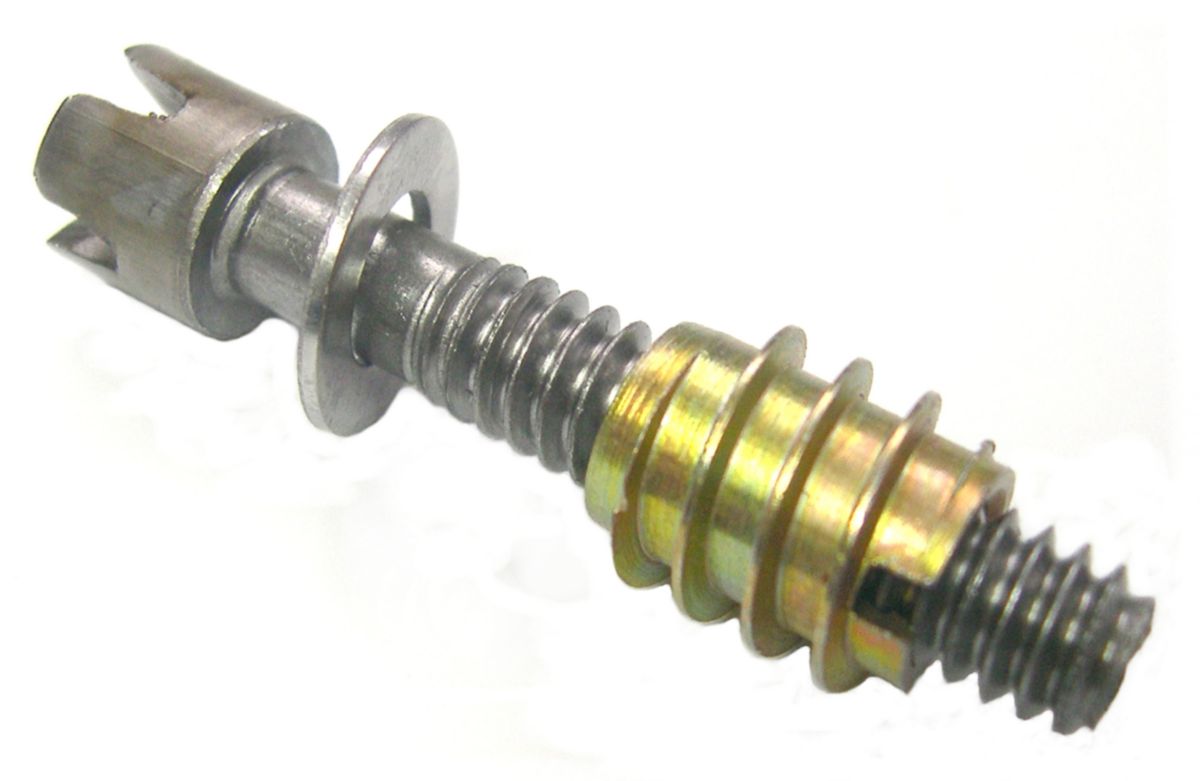 STRAUSS - Vis et écrou cylindrique acier brut D7mm 40mm sachet ...