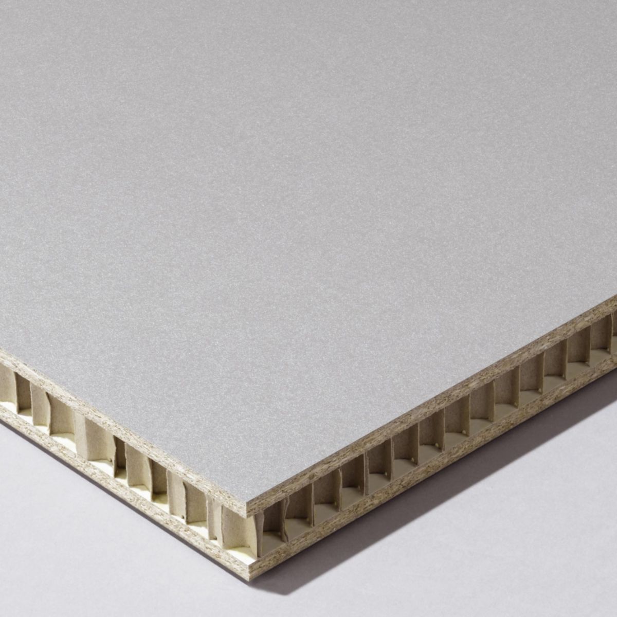 EGGER PANNEAUX - Panneau alvéolaire Eurolight W980 ST2 - 280x207 cm - ép. 38 mm - Blanc kaolin ...