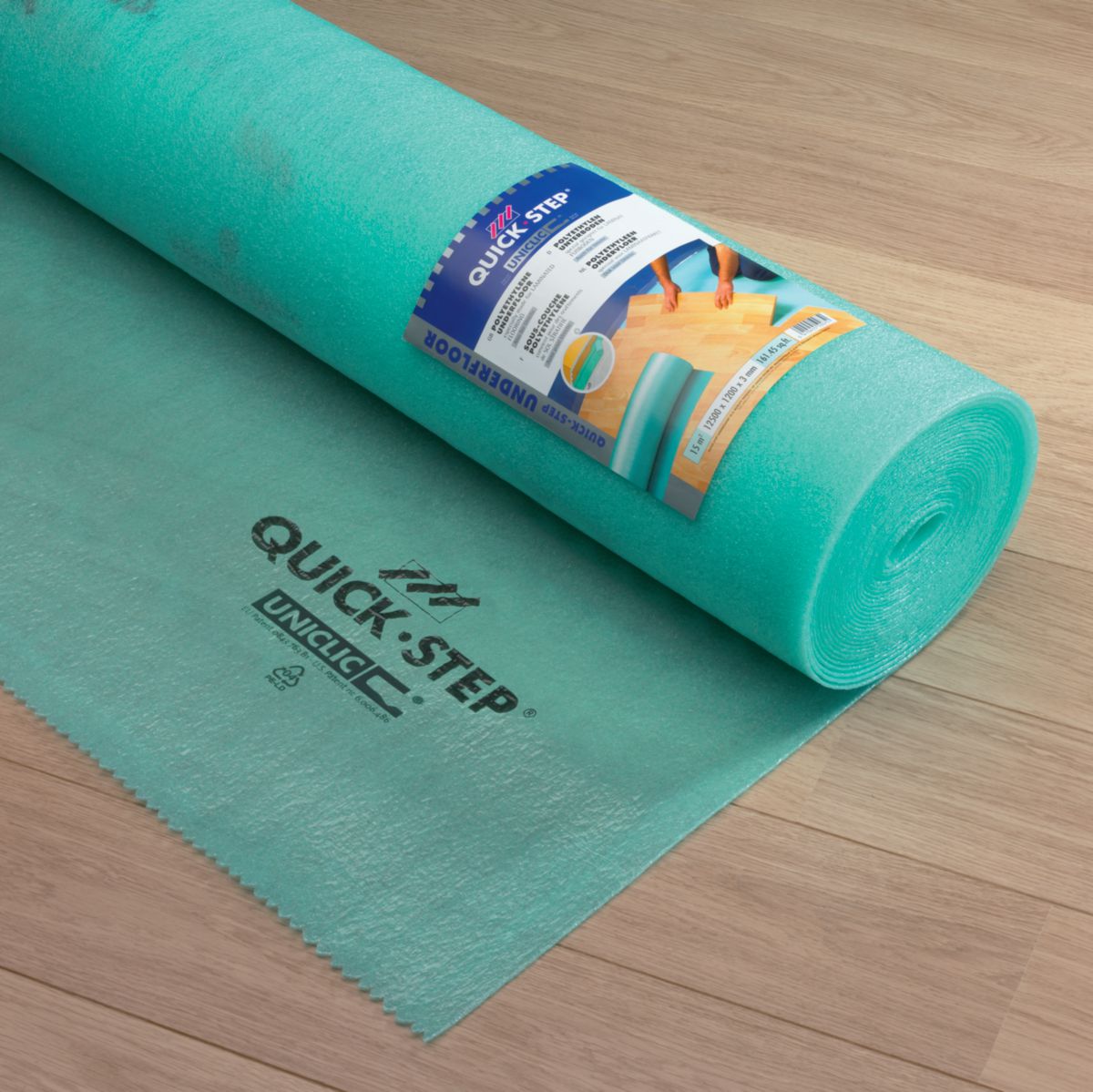 QUICK STEP - Sous couche verte sans polygane intégré Quick-Step Uniclic ...