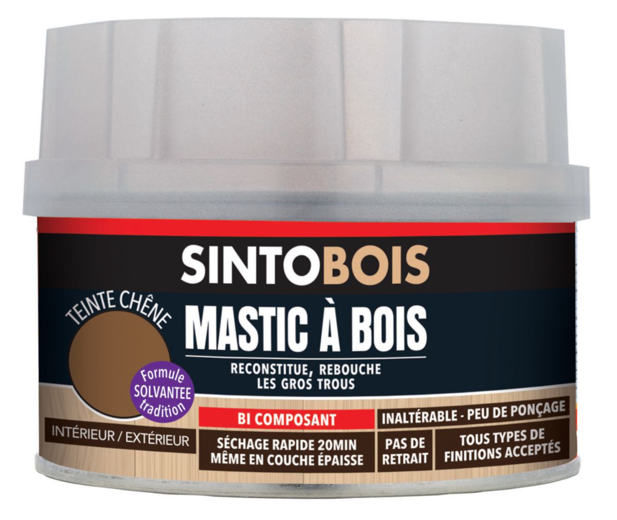 SINTO - Mastic à bois Sintobois chêne 170ml | Dispano