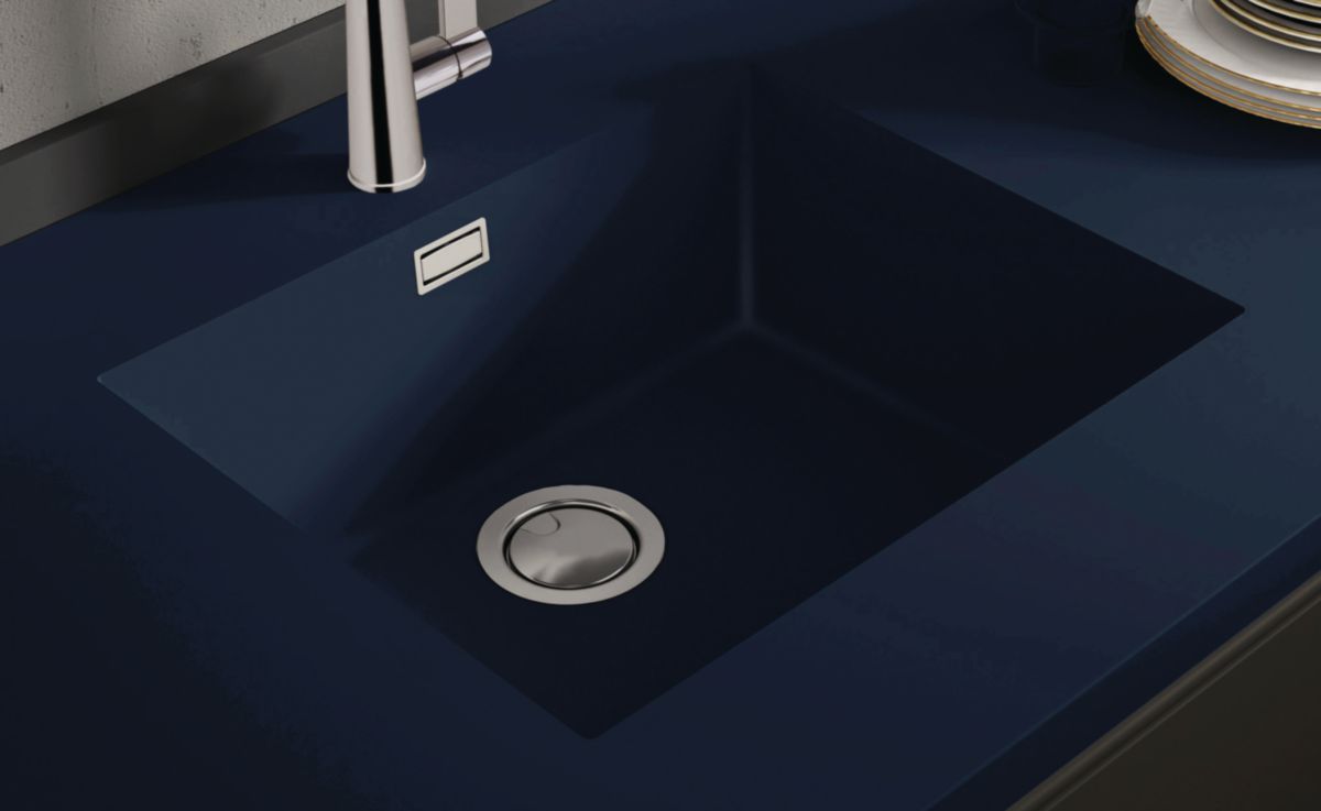 FENIX - Evier de cuisine à poser FENIX 0754 BLU FES format 500 x400mm ...