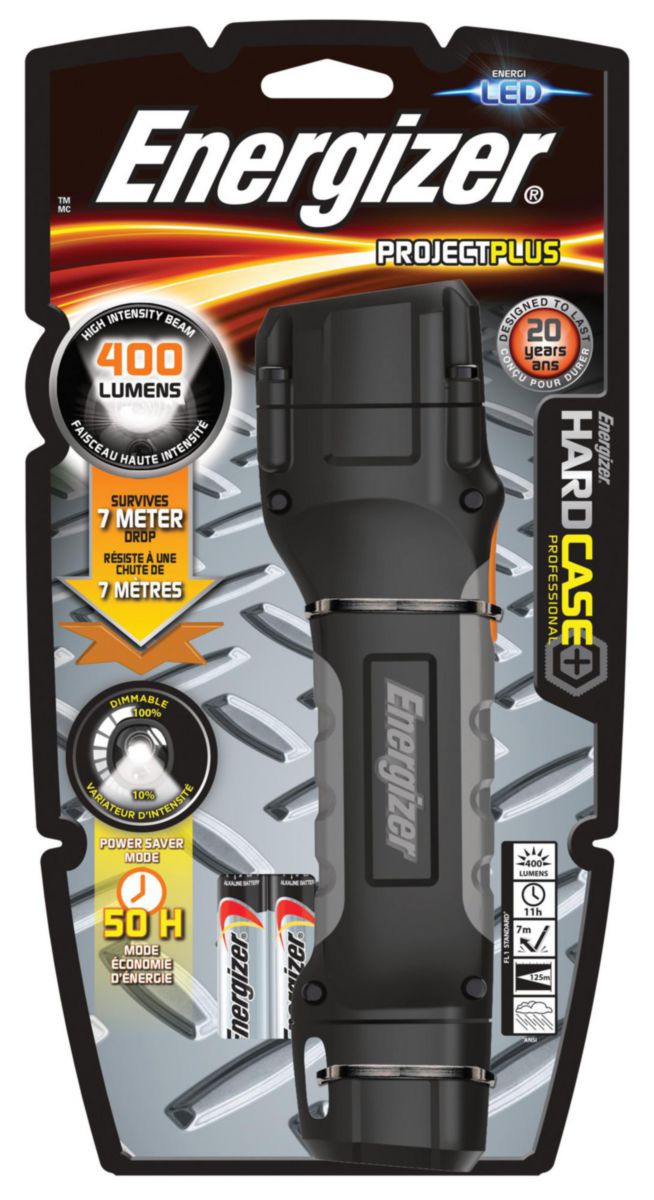 ENERGIZER - Torche Anti-choc HARDCASE PRO 4AA - 150 lumens / Portée ...
