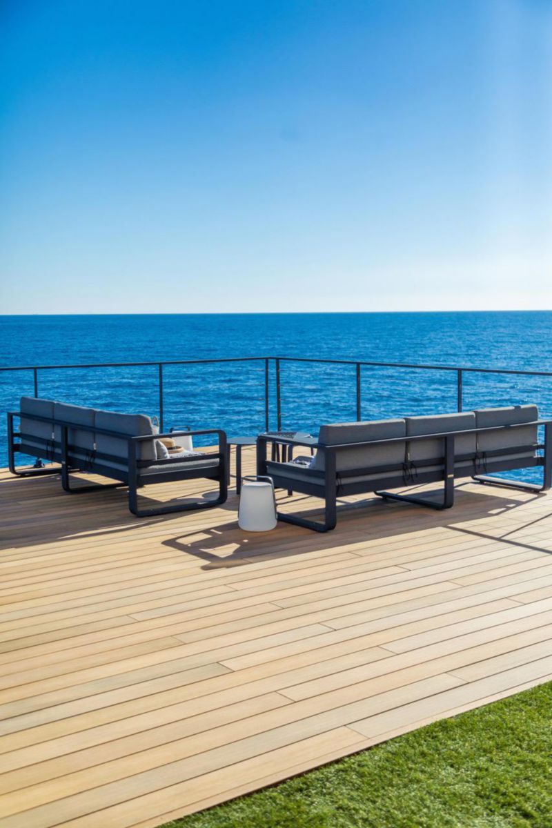 SILVADEC - Lame de terrasse Atmosphère nuances chêne clair 23 x 138 x ...