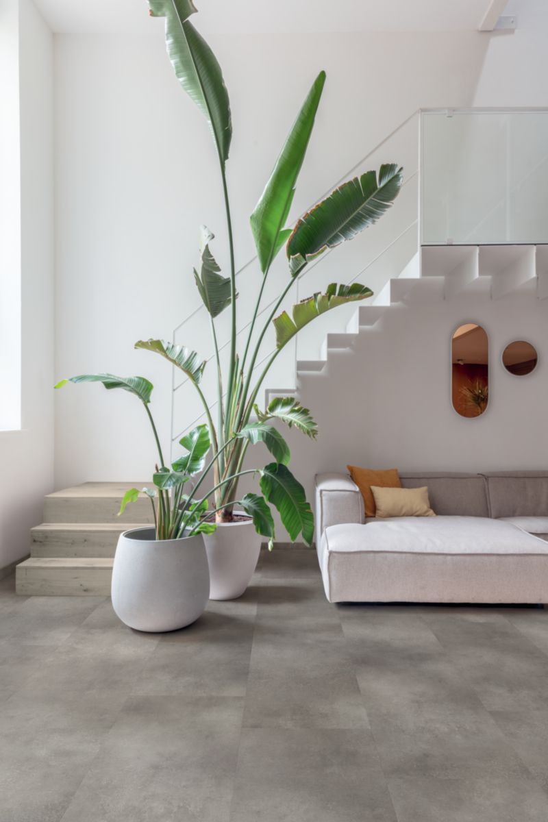 QUICK STEP - Sol LVT Illume AVMTU40273 - 6x428x856 mm - Béton nuageux ...