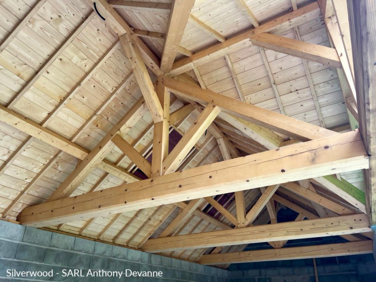 SILVERWOOD - VOLIGE Mi-Bois SBN 1 face rabotée traité classe 2 incolore ...