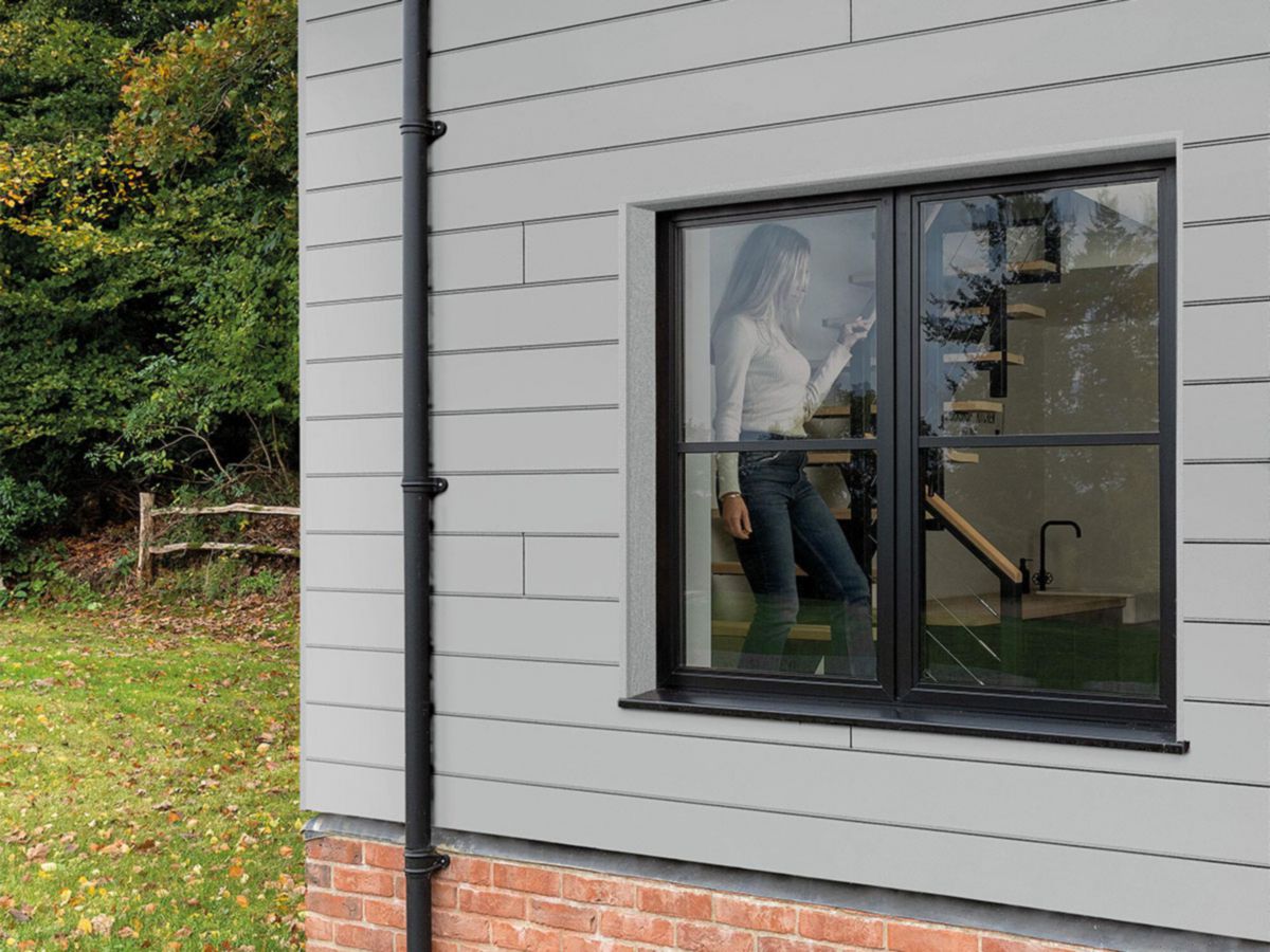 CEDRAL - Bardage clin Cedral Click Smooth fibre-ciment NG C51 gris ...