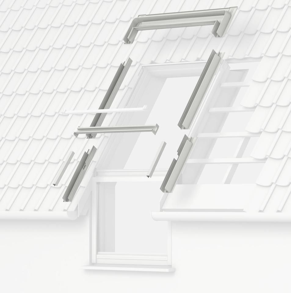 VELUX - Raccord pour ensemble fenêtre VFE + fenêtre supérieure sur ...