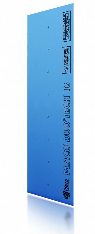 PLACO - Plaque de plâtre BA25 Placo Duo'Tech Activ'Air 3,0x0,9m | Dispano