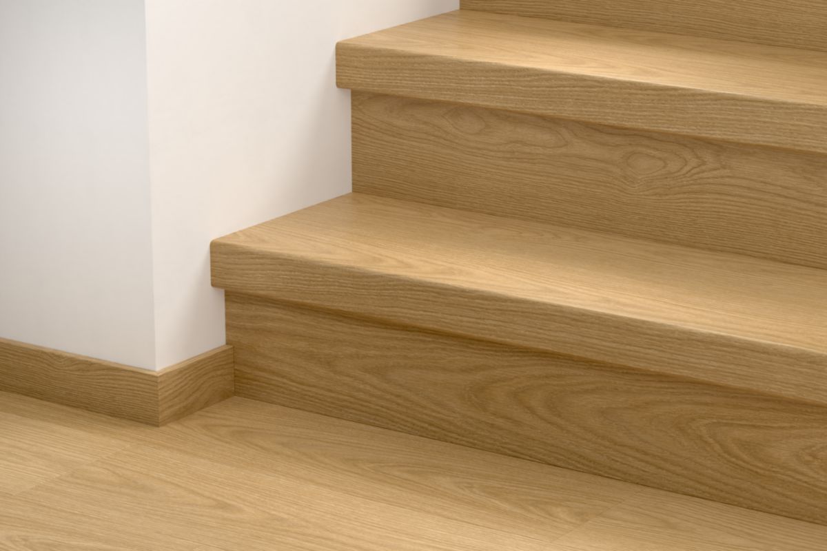 QUICK STEP - Couvre-marche Quick step vinyle à bord arrondi Small plank ...