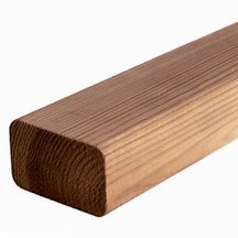 SILVERWOOD - Lambourde pin du nord marron traité classe 4 45 x 70 x ...