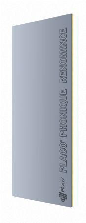 PLACO - Plaque acoustique BA13 Phonique renomince 13+20 2,5x1,2m