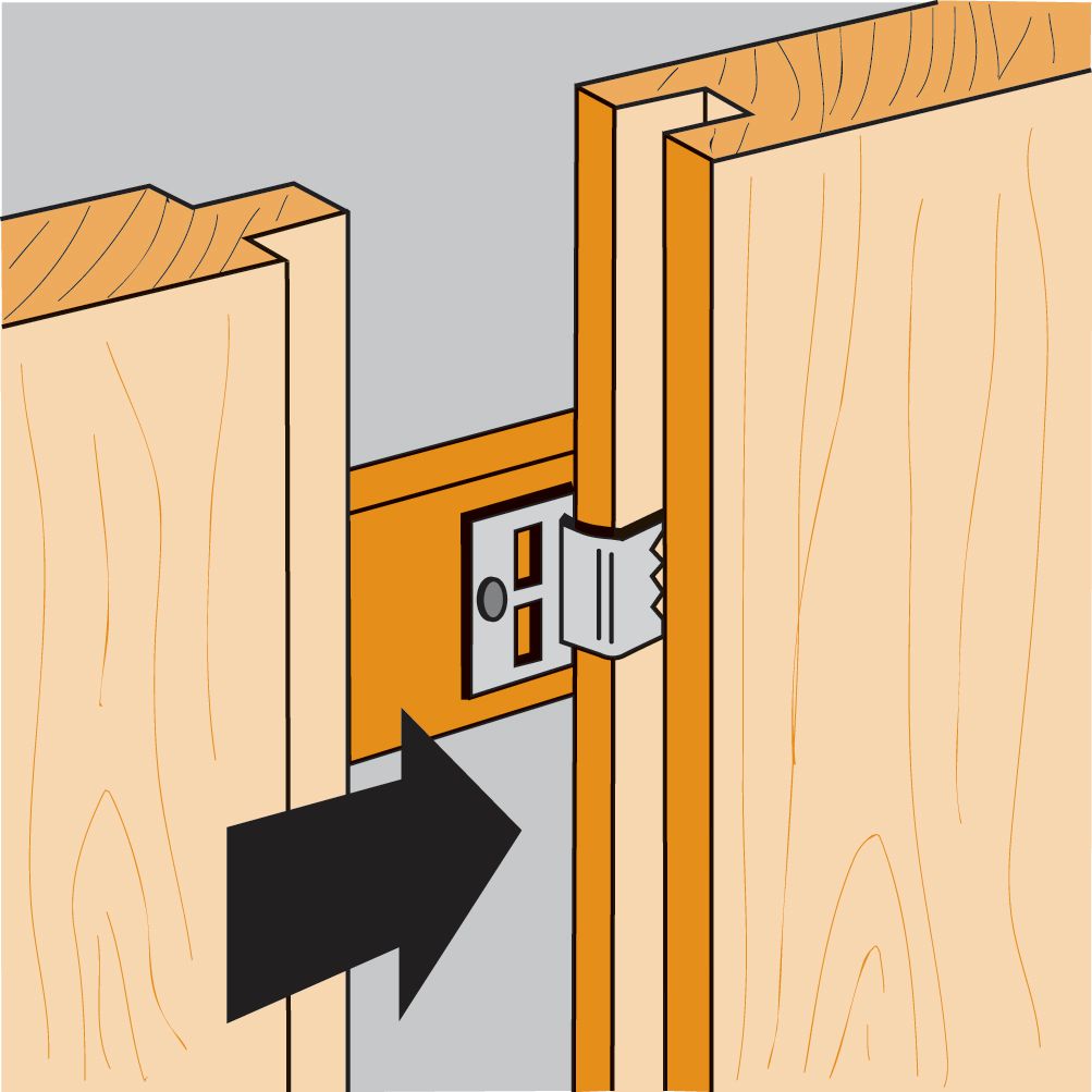 SIMPSON STRONG-TIE - Clips à lambris R3 avec pointes boîte de 250 Réf ...