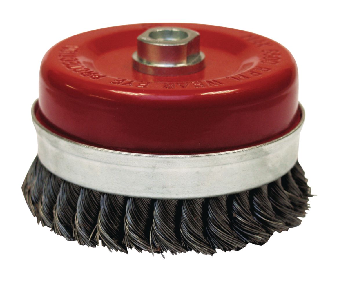 LEMAN - Brosse conique d.80 m14 fil 0.50 acier torsade Réf. 530.080 ...