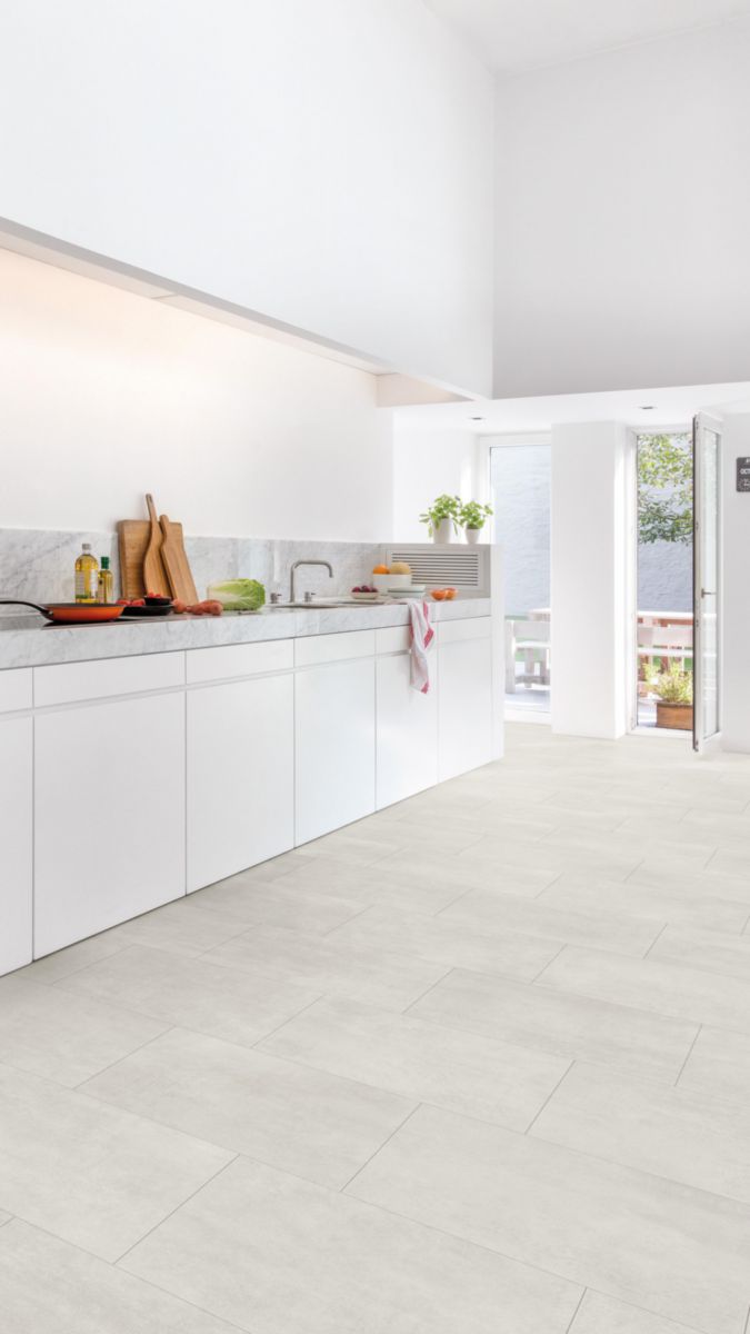 QUICK STEP - Sol LVT Ambient Click AMCL40049 - 4,5x320x1300 mm - Béton ...