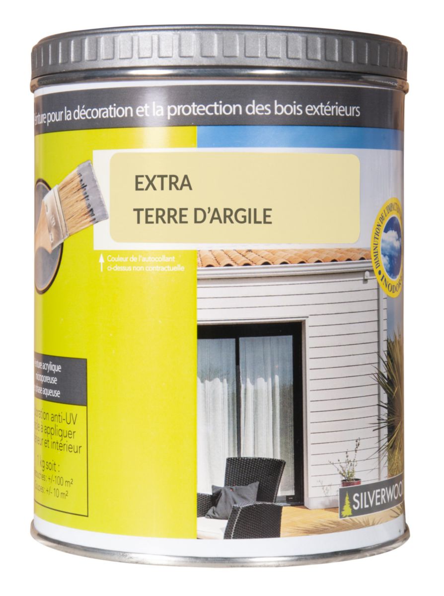 SILVERWOOD - Peinture Extra terre argile 1 kg 140X110X110 Réf. 166352 ...