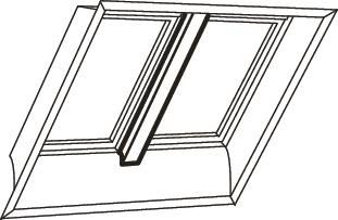 VELUX - Chevrons pour combinaisons de fenêtres EKY W35 2000 | Dispano