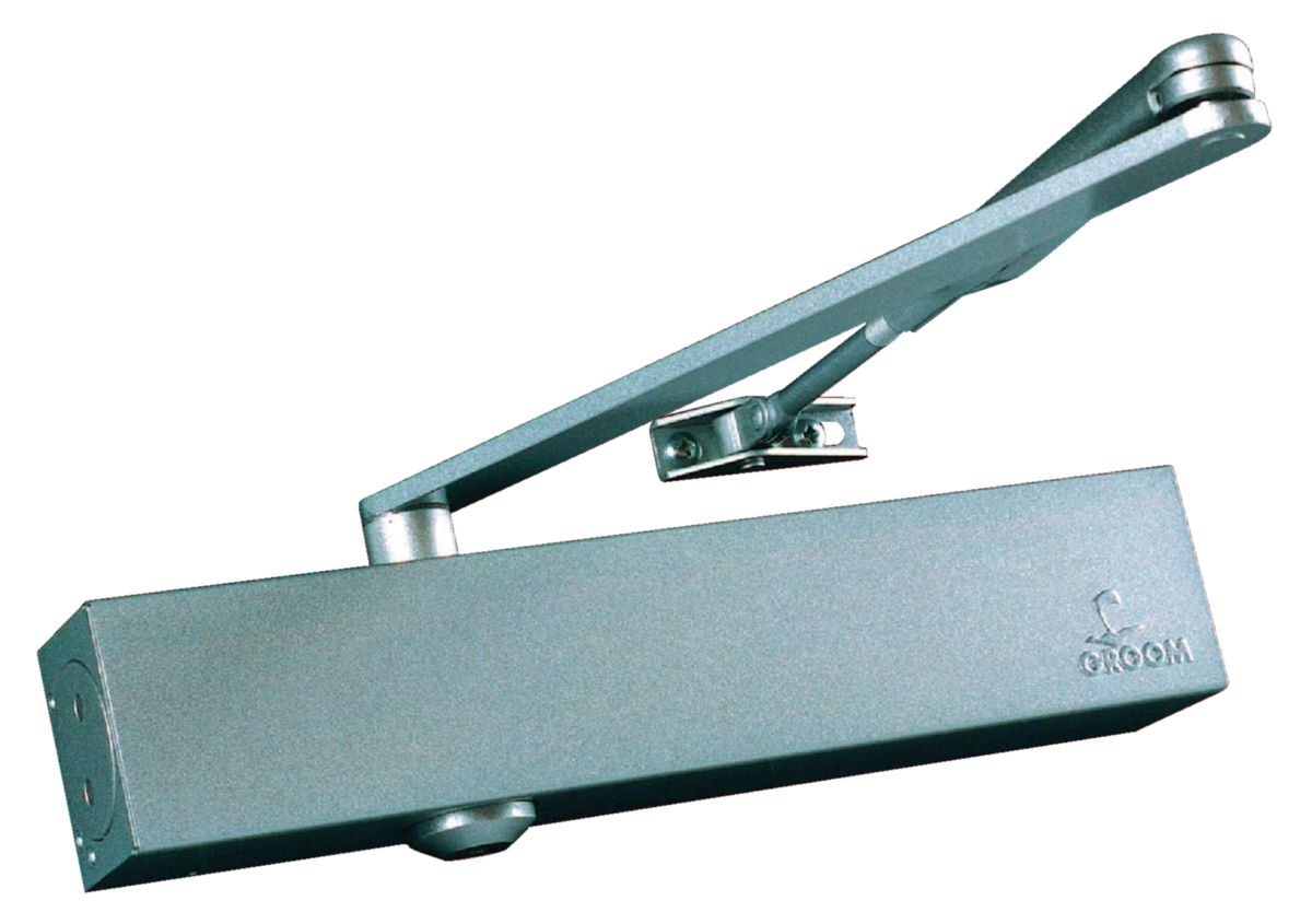 GROOM - Ferme porte Groom GR300 avec bras normal argent Force 6 norme ...