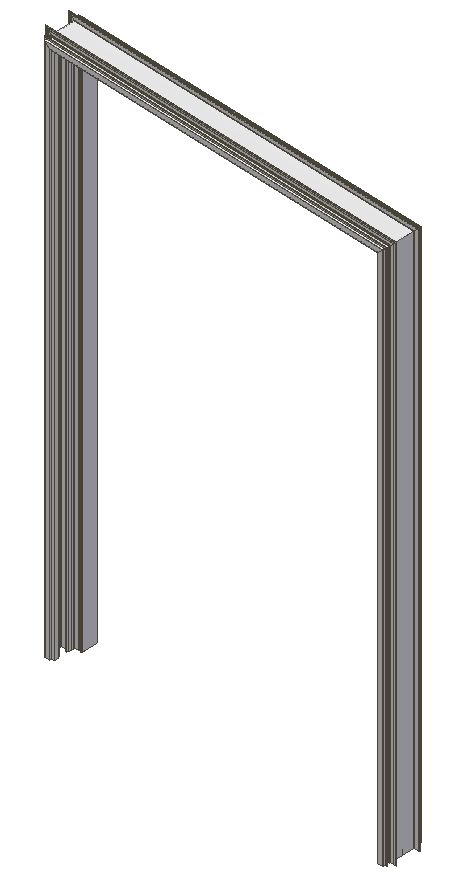 CLIPPER CORAMINE - Kit huisserie ronde bois et cadre alu 2 vantaux ...