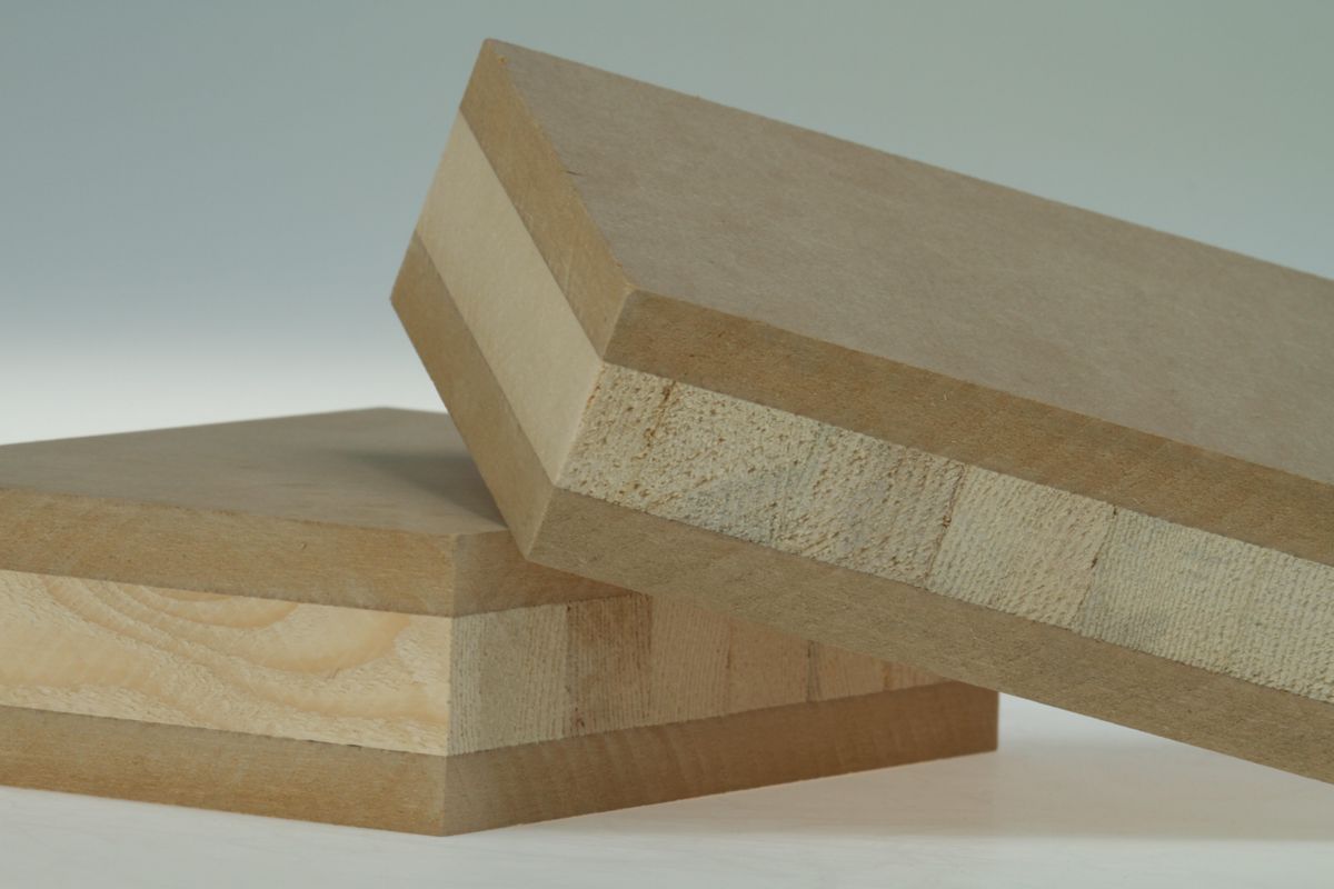 HS BACO PANELS - Panneau latté 3 plis - 153x354cm ép. 19mm - âme et ...