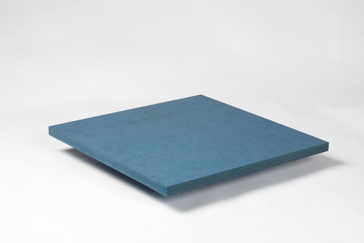 FINSA - MDF teinté masse Bleu brut - 285x210cm - ép. 10mm - milieu sec ...