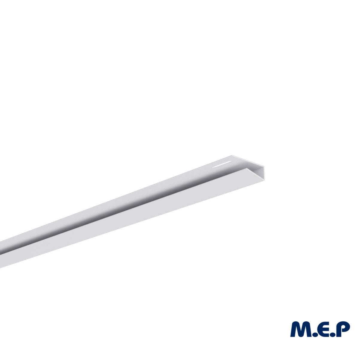 MEP - Petite finition profilé U PVC blanc longueur 4m pour lambris réf ...