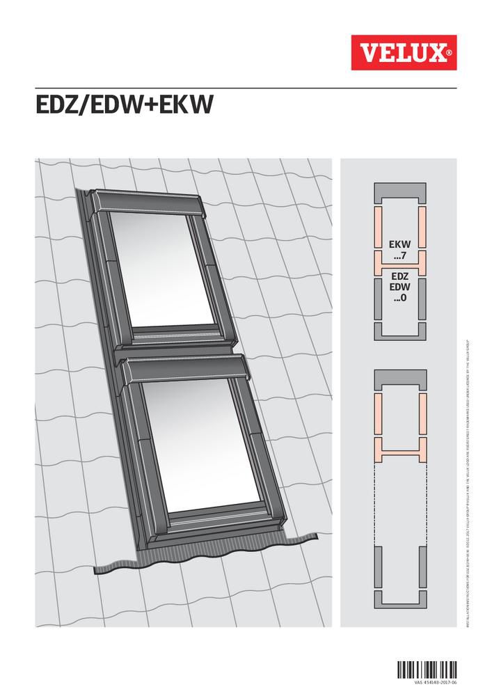 VELUX - Pack PRO+ d'étanchéité rouge VELUX COMBI 3 fenêtres tuile pose ...