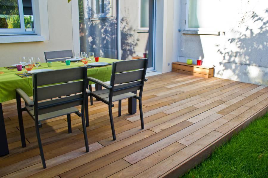 Lame de terrasse ipé 2 faces lisses 21 x 145 x 2750 mm | Dispano