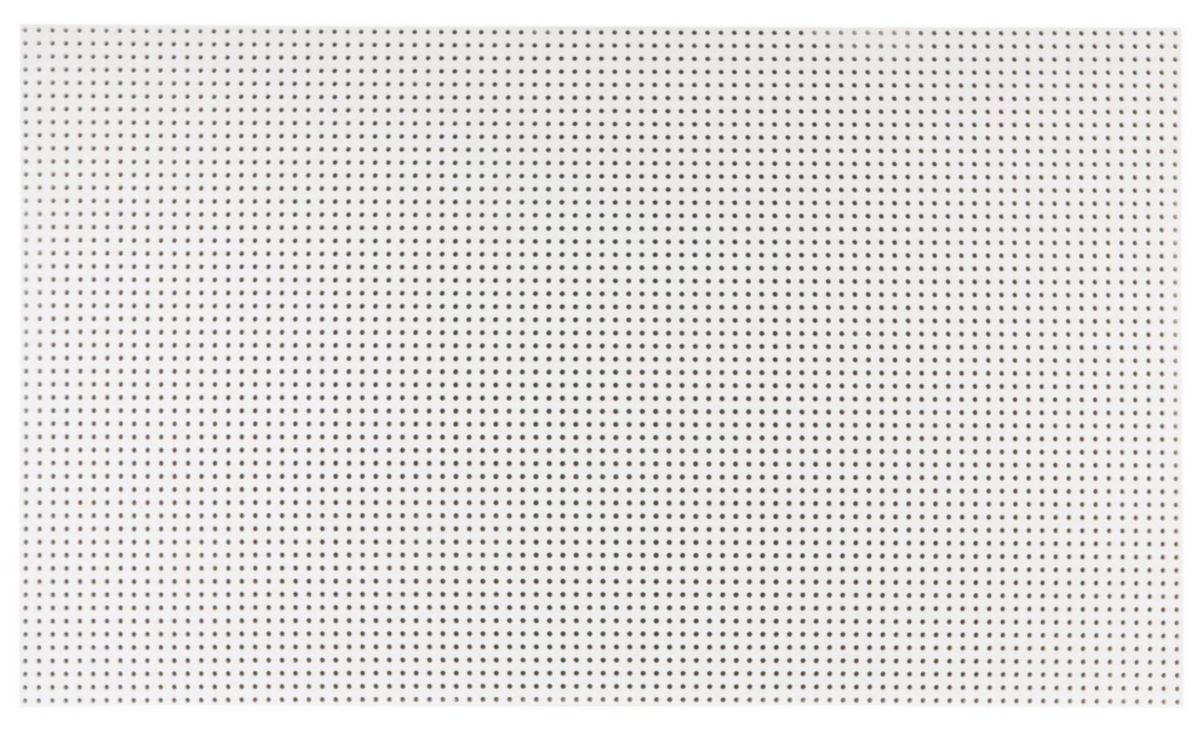 PLACO - Plaque de plâtre perforé à bord droit Rigitone 10-23 ép. 13mm ...