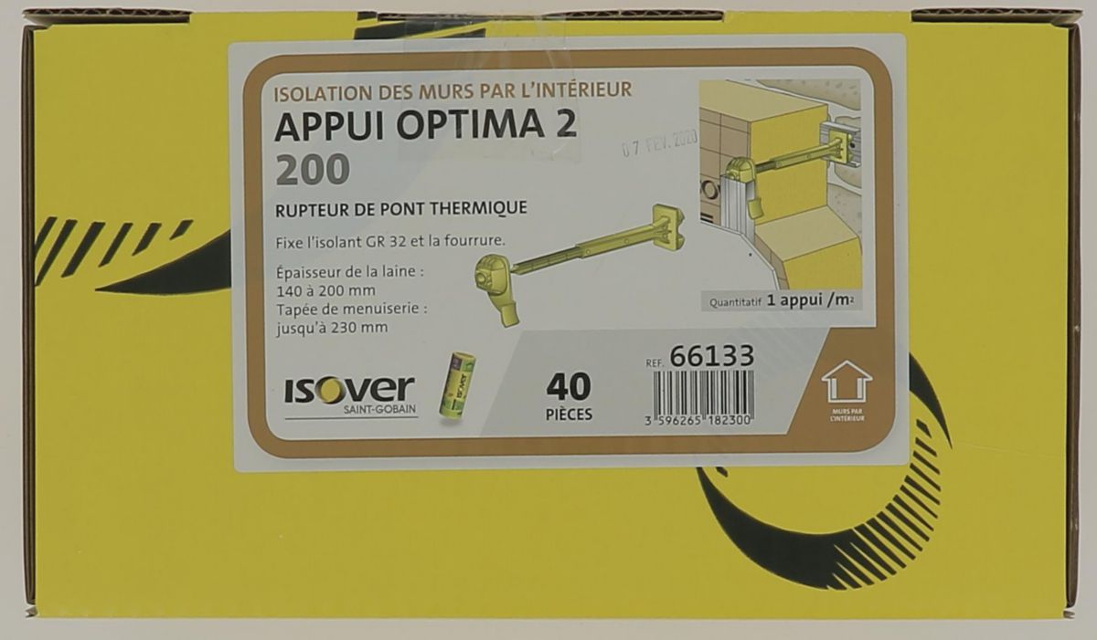ISOVER - Appui Optima 2 200 boîte de 40 | Dispano