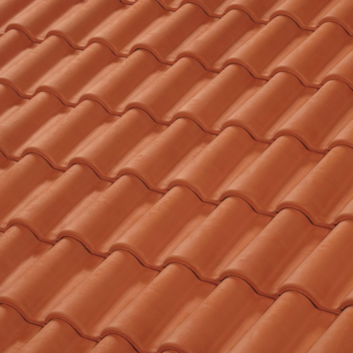 TERREAL - Tuile à double emboîtement Romane Réno terre cuite rouge ...