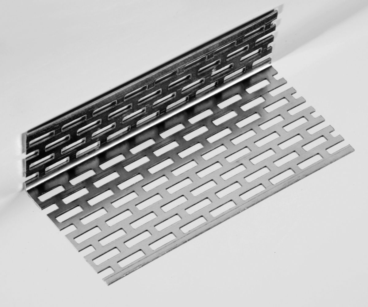 CEDRAL - Grille d'aération perforé alu naturel 70x30x2500mm Réf 4006486 ...