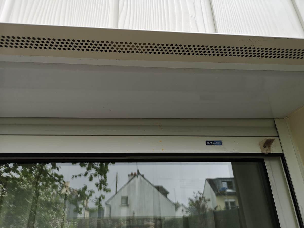 DURACOLOR - Larmier Duracolor de 65mm blanc ventilé longueur de 3m ...