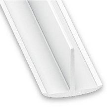CQFD - Profilé PVC blanc en U 10x21x10x1mm 2,60m | Dispano