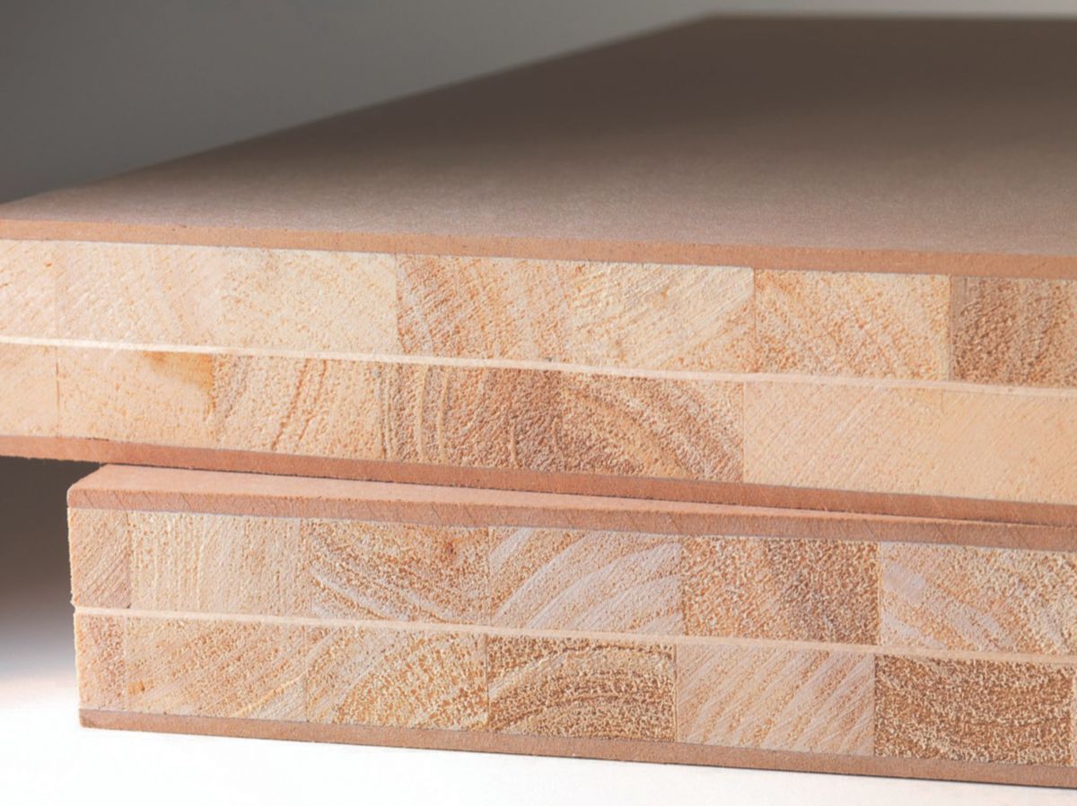 BRAGAPAN - Panneau latté 5 plis - 280x212cm - ép. 38mm âme Peuplier ...