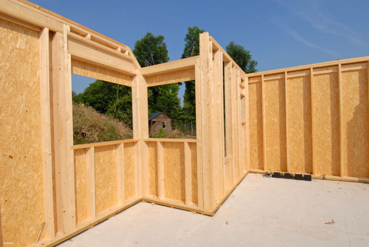 SINBPLA - Bois d'ossature Sapin blanc du Nord C24 4 angles arrondis non traité 45x145mm longueur ...