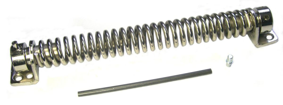 STRAUSS - Ressort à spirale pour ferme porte acier nickelé longueur ...