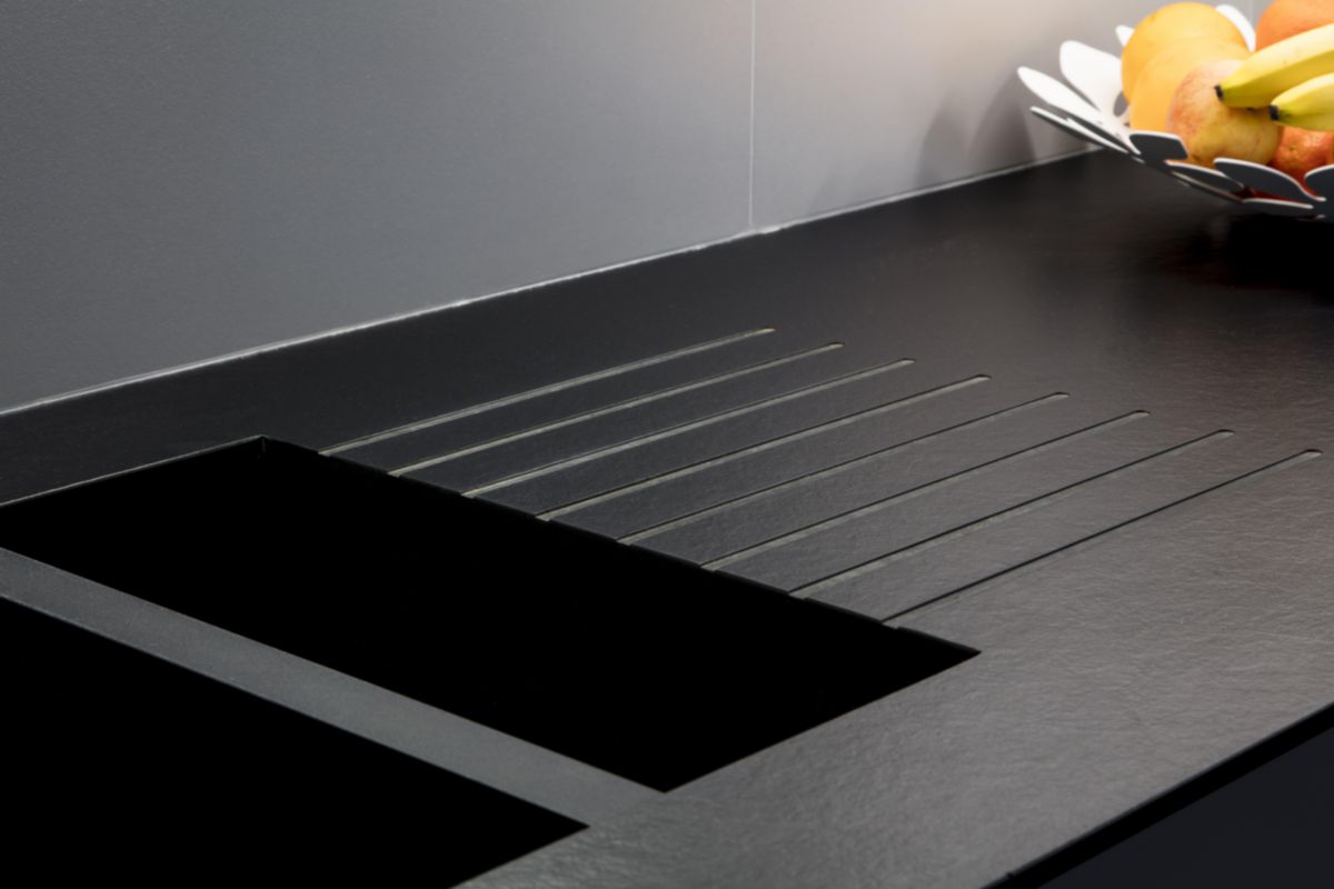 POLYREY - Crédence stratifié décor Crédence Monochrom Compact N105 ROC ...