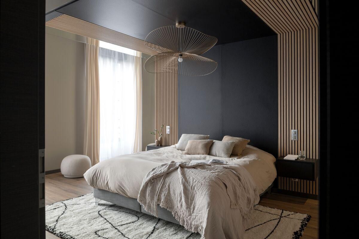 POLYREY - Feuille de stratifié N005 Roche - 307x132cm ép. 0,8mm - Noir ...