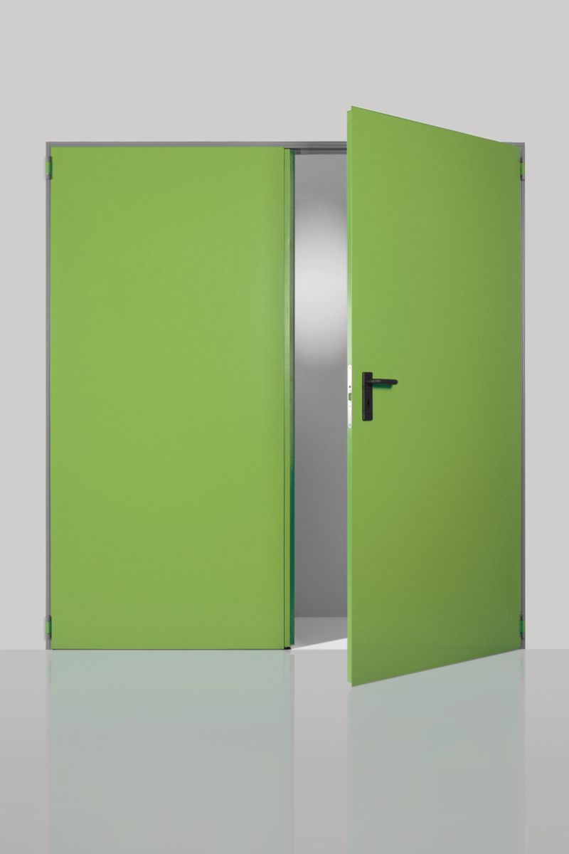 NINZ - Bloc-porte métallique modèle REVER pose en interieur 205x80+40cm ...