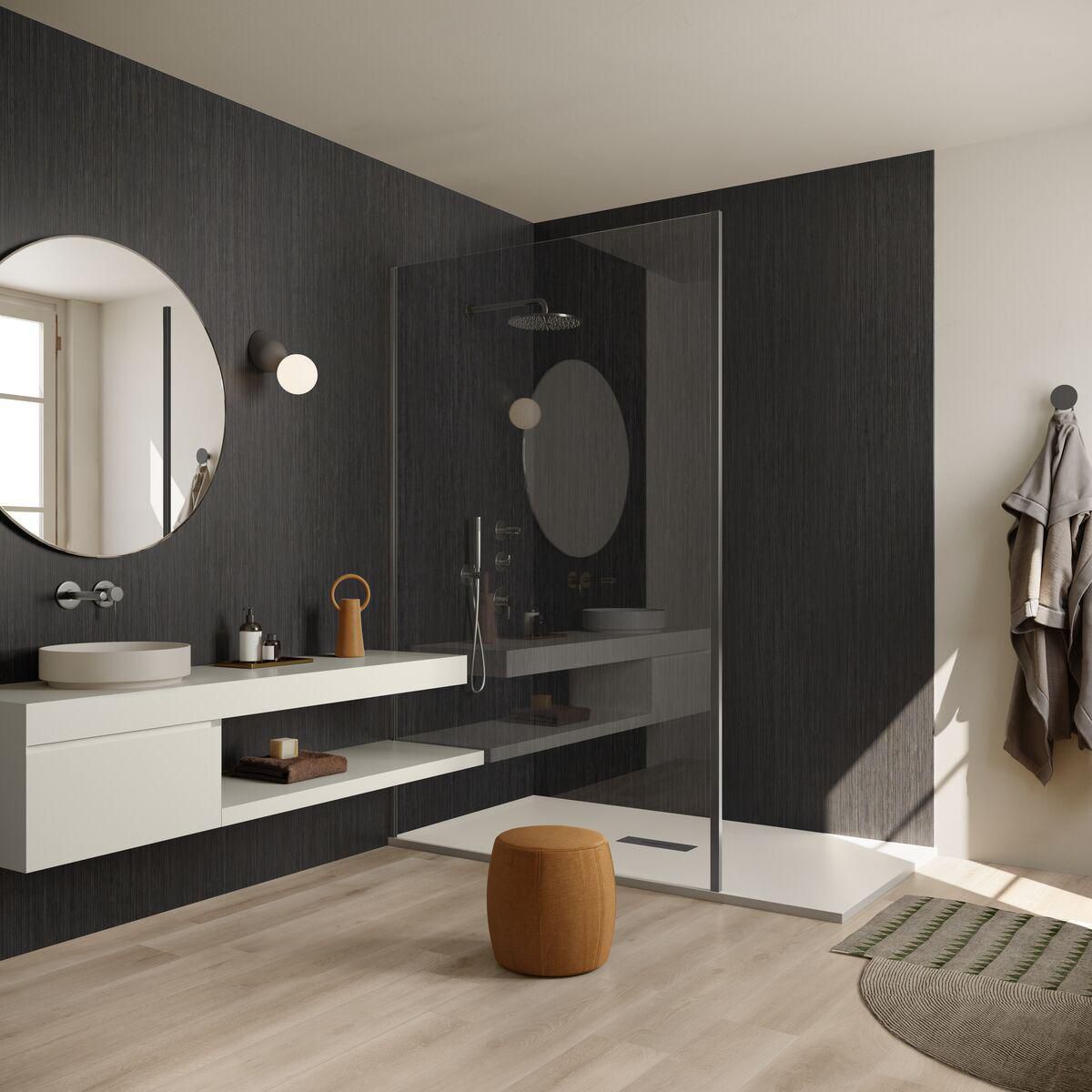 POLYREY - Panneau étanche d'habillage mural Nuance B101 FA - 260x120 cm ...