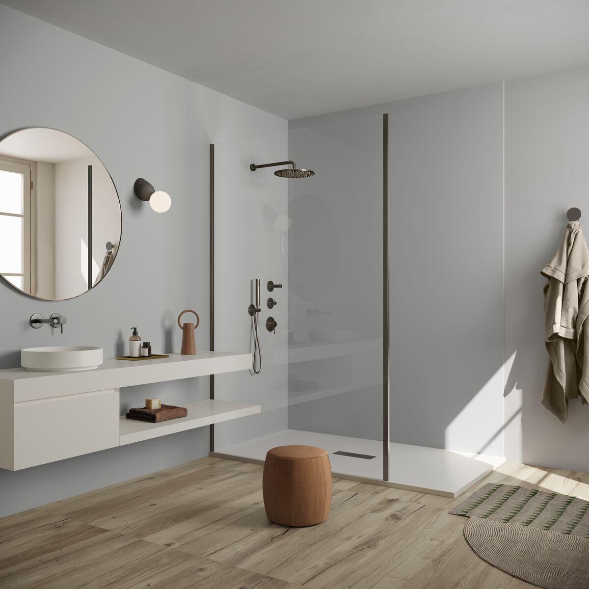 POLYREY - Panneau étanche d'habillage mural Nuance G003 FA - 260x120 cm ...