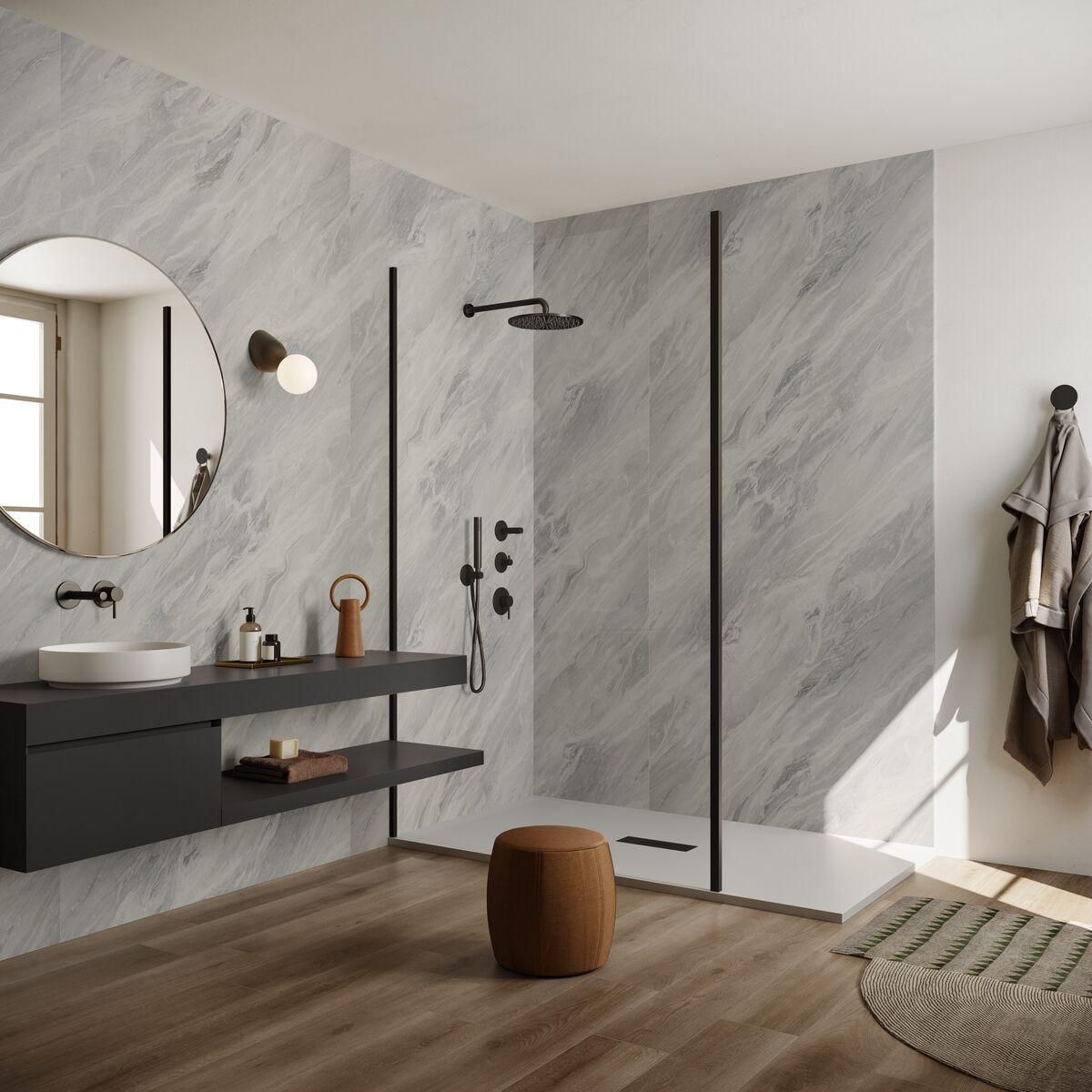 POLYREY - Panneau étanche d'habillage mural Nuance M134 EXM - 260x120 ...