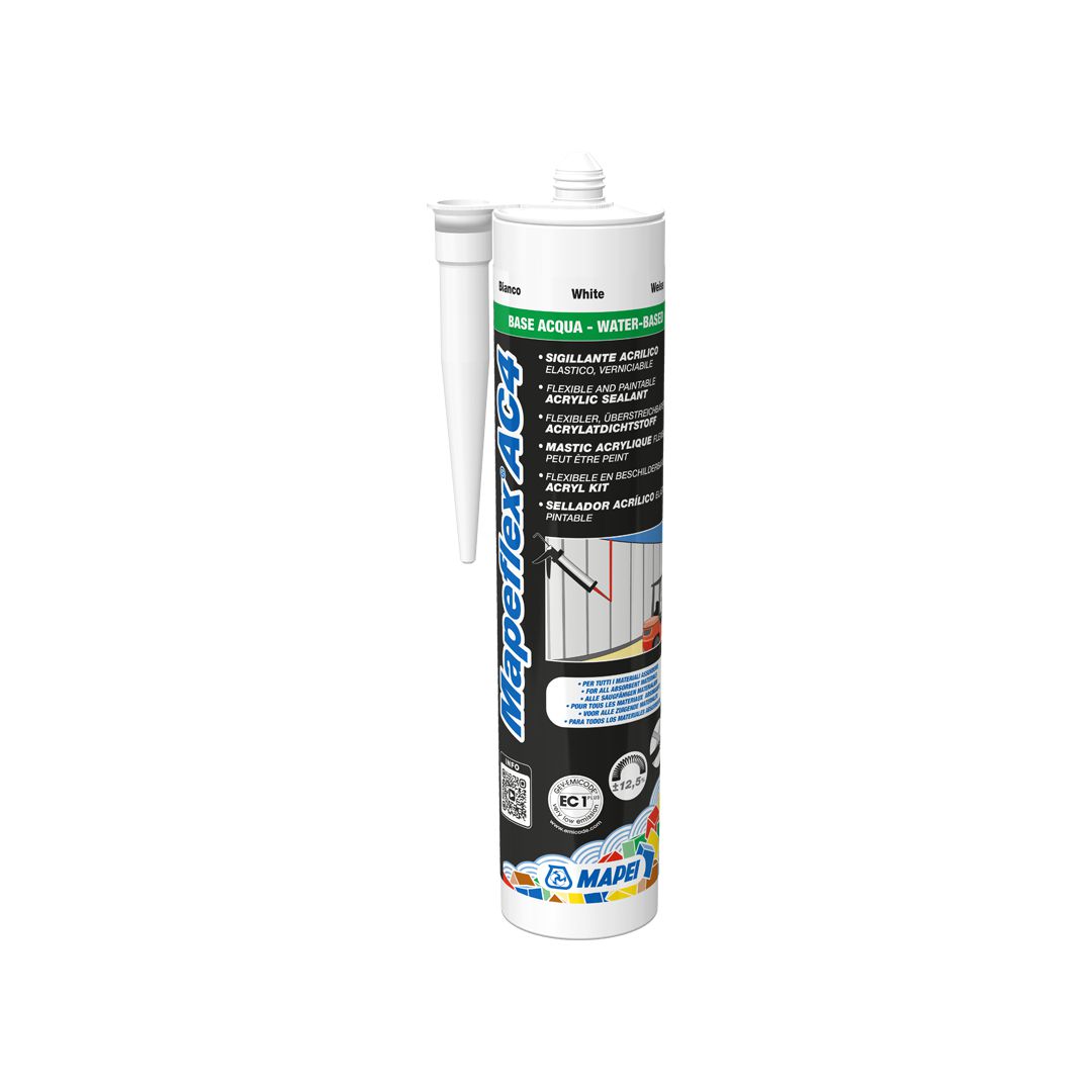 MAPEI - Mastic acrylique en dispersion aqueuse Mapei Mapeflex AC4 blanc ...