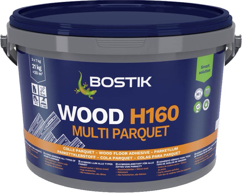 BOSTIK - Colle à parquet massif WOOD H160 21kg Réf. 30626105 | Dispano