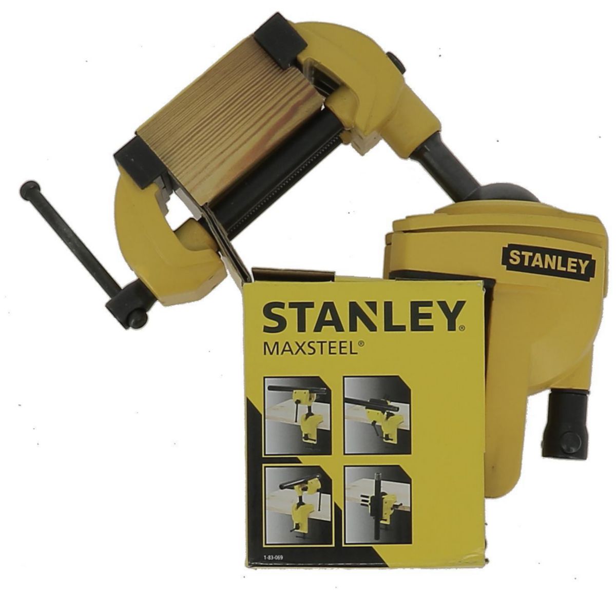 STANLEY - Étau d'établi sur rotule 70mm Réf. 1-83-069 | Dispano