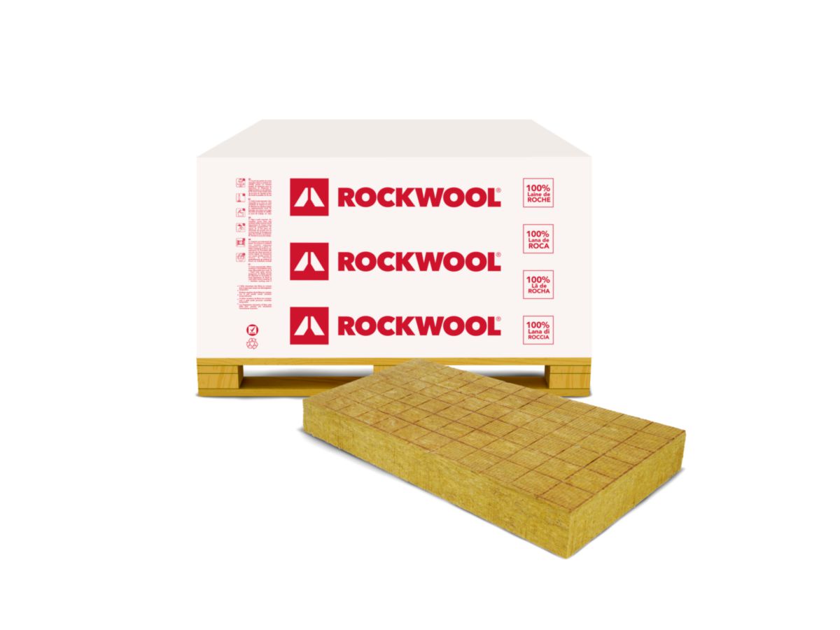 ROCKWOOL - Rockciel Sarking épaisseur 120 1,2x0,6m R=3.35 m².k/w 40/P | Dispano