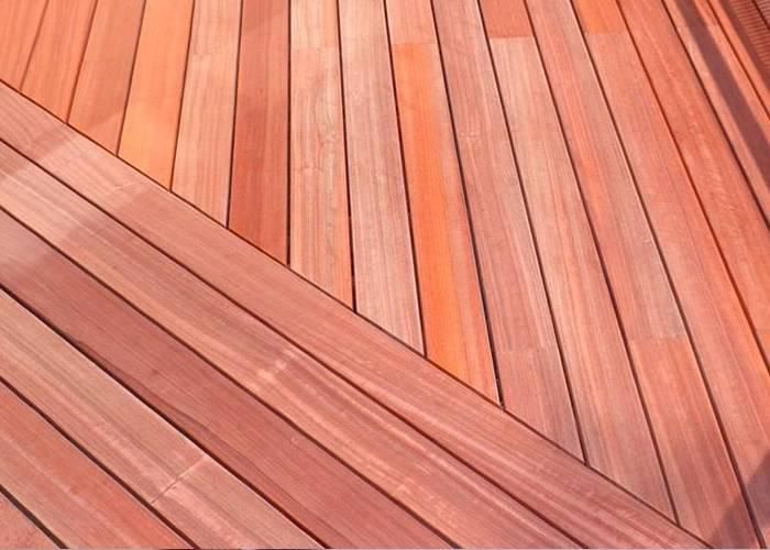 CIBM (CENTRE IMPORT BOIS) - Lame terrasse Padouk 4L short 21x145mm ...