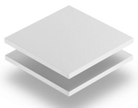 MatexPVC® - Panneau PVC rigide Blanc Matex - 305x122 cm ép. 5mm | Dispano